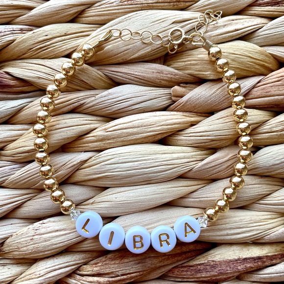 Jewelry | Handmade 14k Gold Filled Libra Bracelet | Poshmark